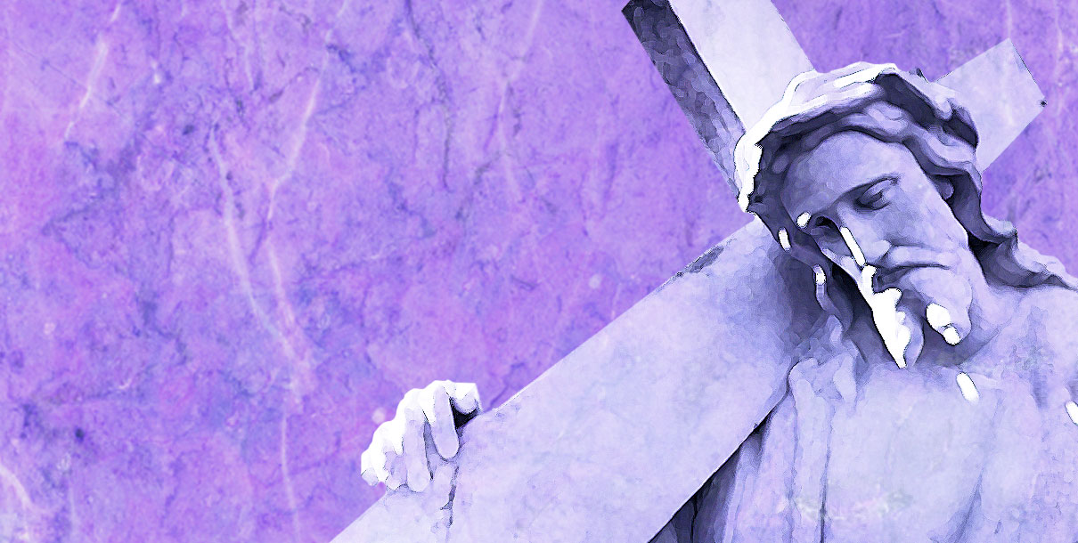 Lent Background Purple