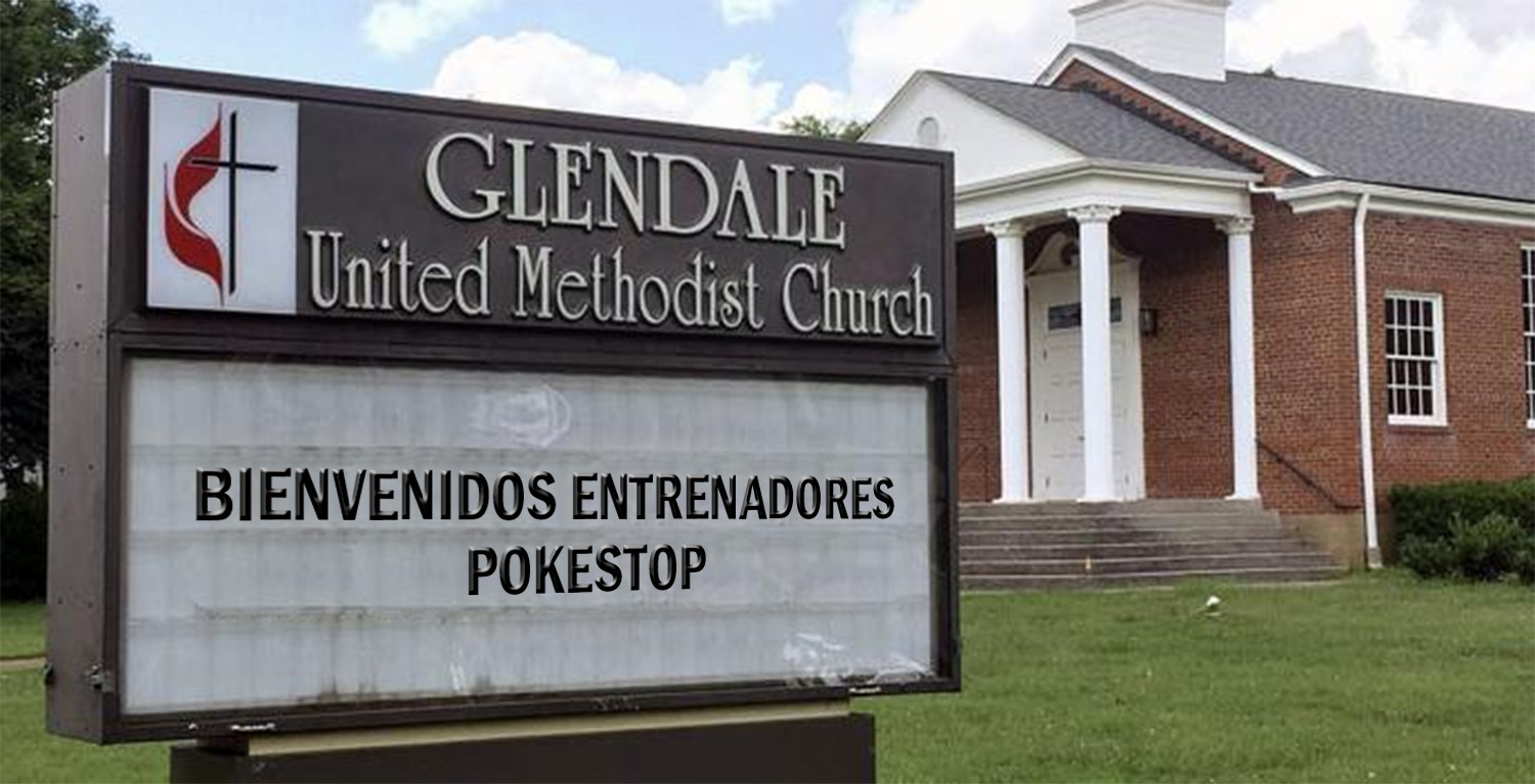 Pokemón llega a la iglesia
