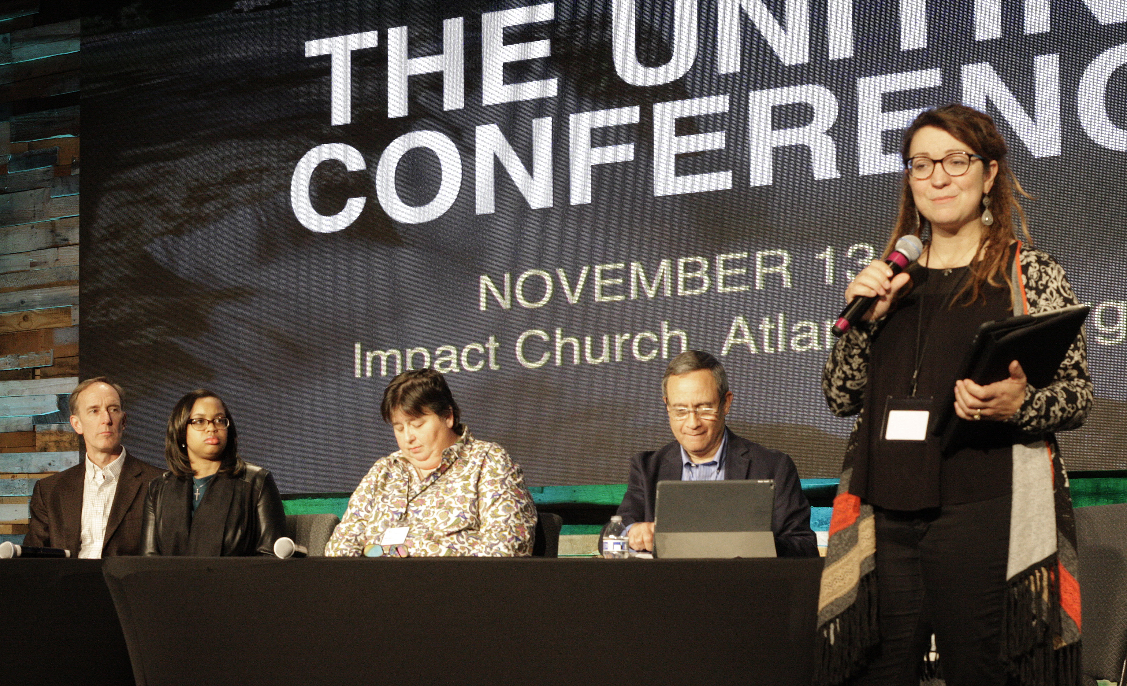 Uniting participants call for unity, bravery