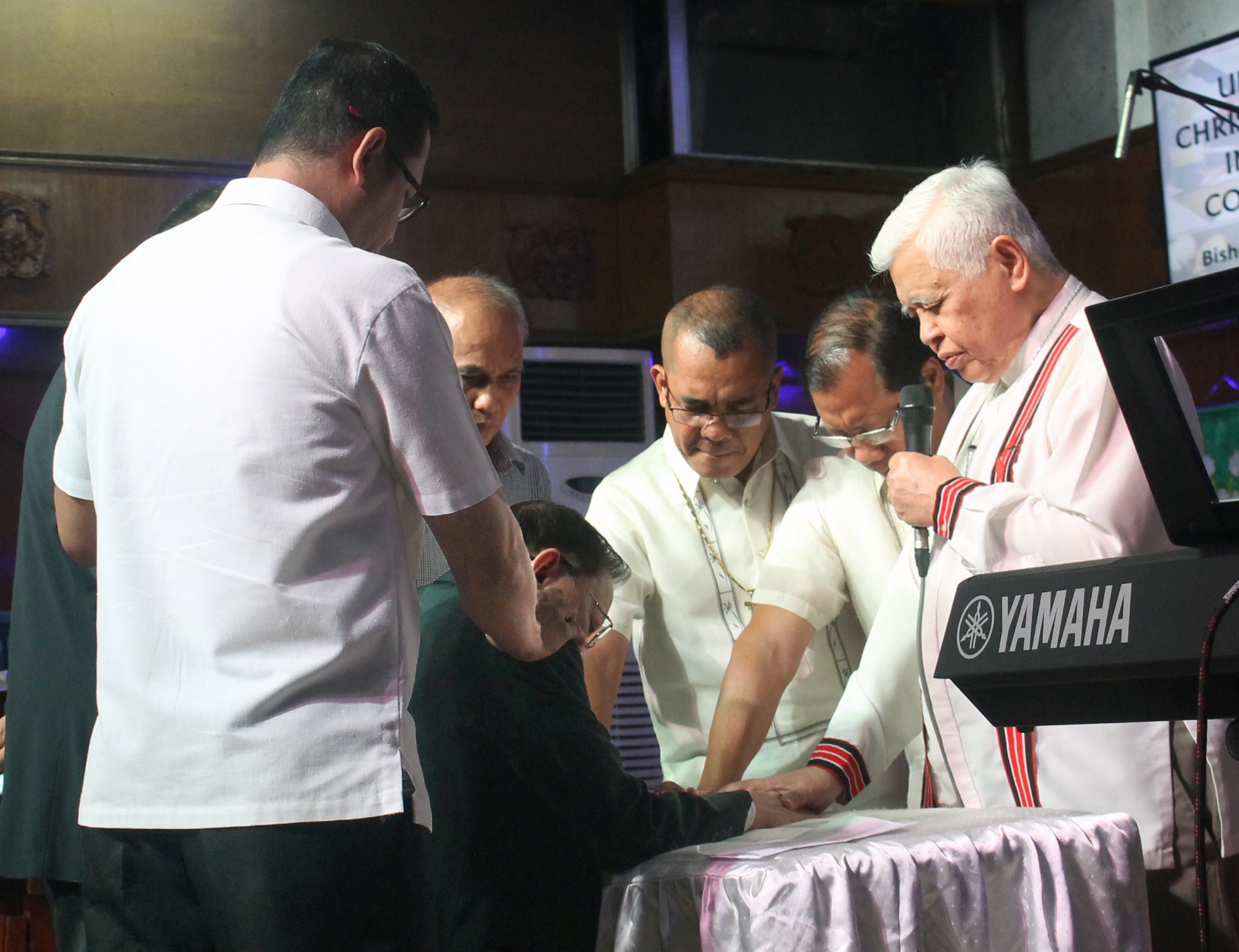 Prayer support for former chief justice