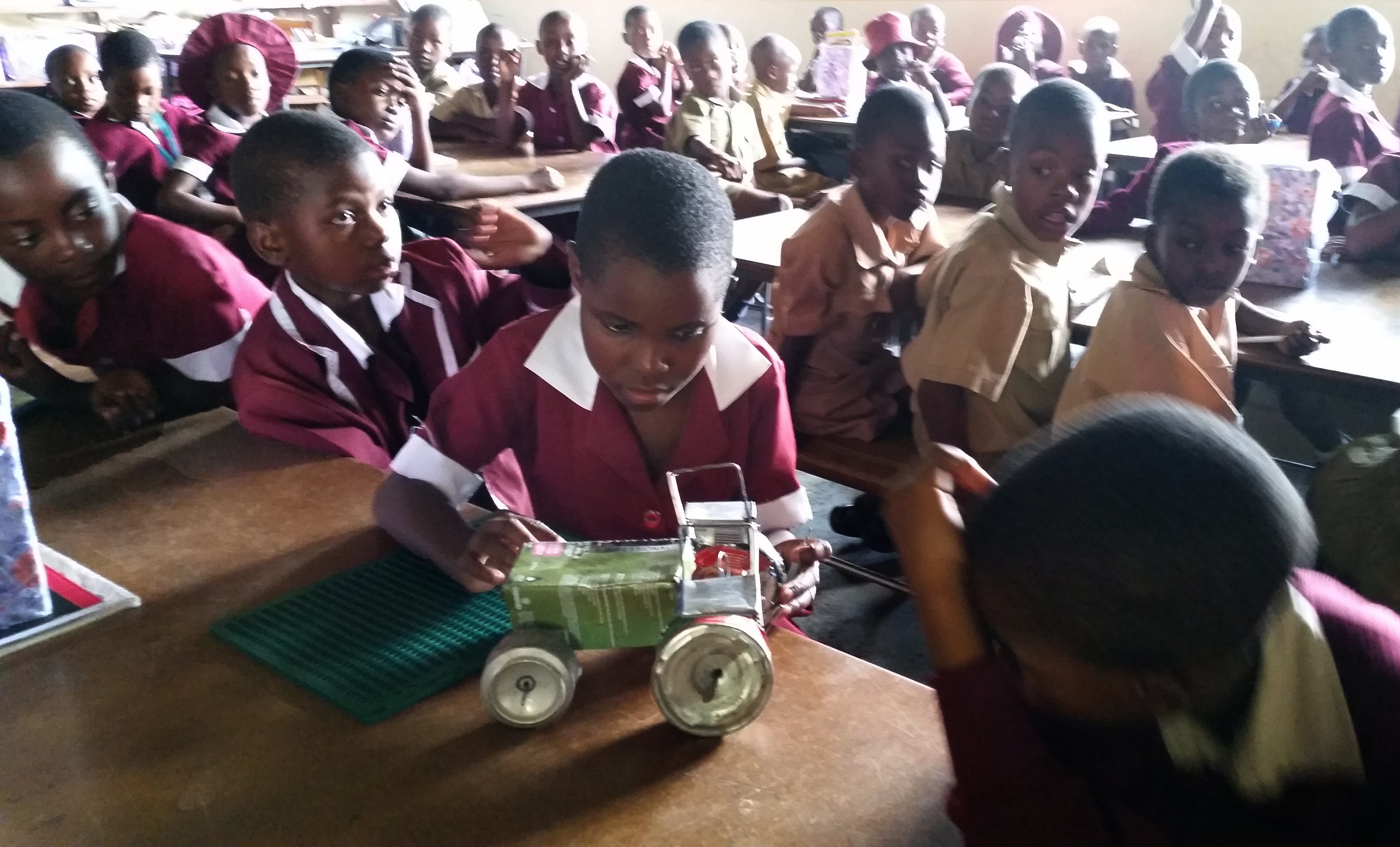 Visually impaired students thrive at African school