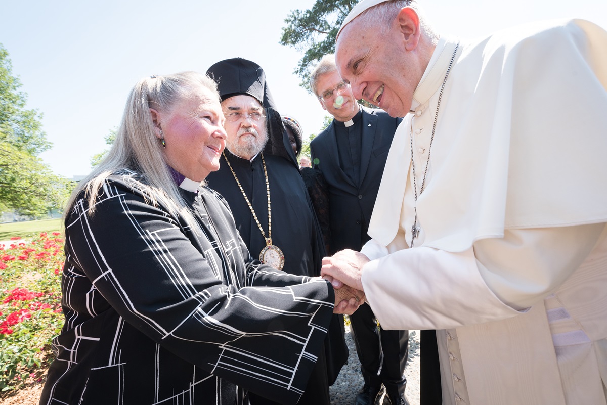 Pope Francis models Christian unity at WCC | UMNews.org