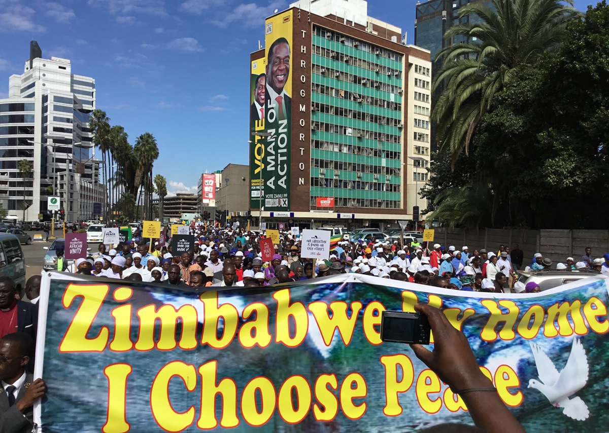 Zimbabwe churches march for peace | UMNews.org