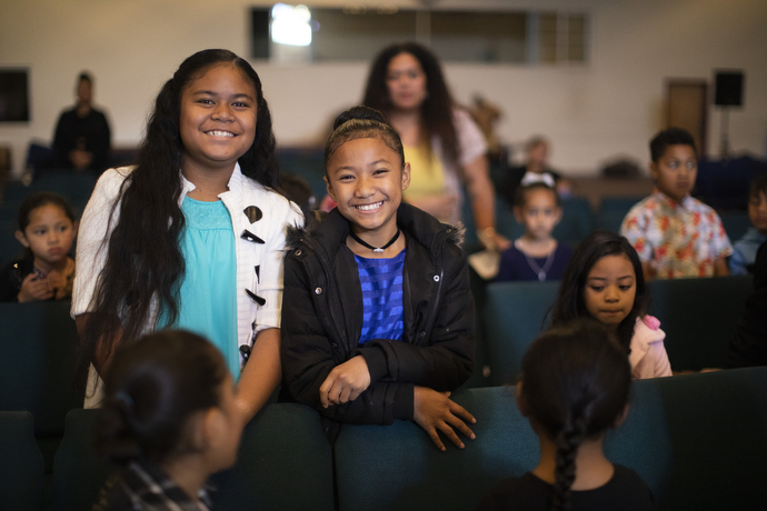 Youth joyfully lead at Tongan United Methodist church