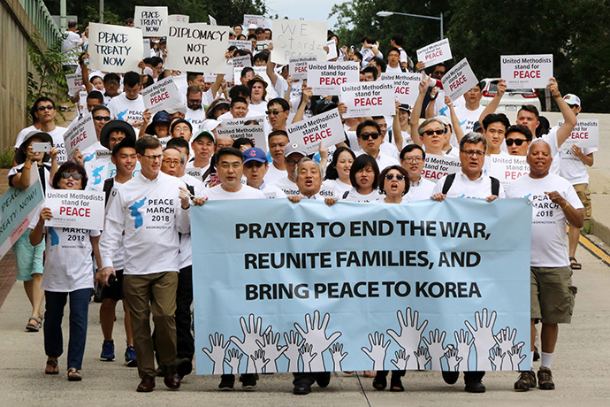 Churches call for peace on the Korean Peninsula