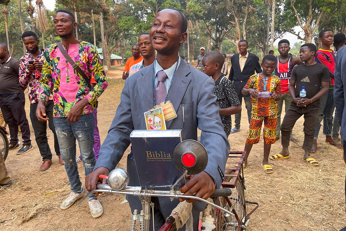 New bikes, Bibles help pastors spread Gospel