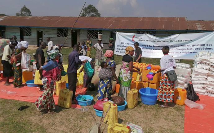 UMCOR assists displaced families in East Congo