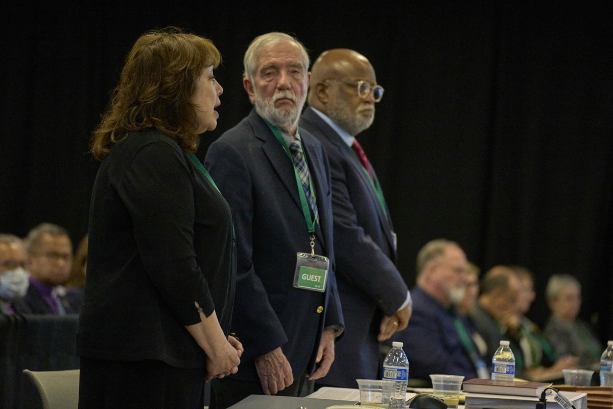 Trial of United Methodist bishop gets underway