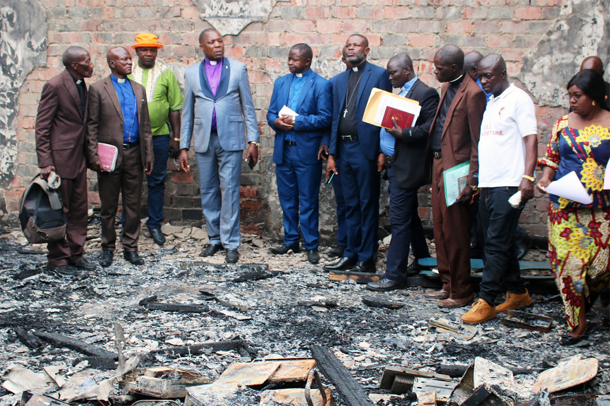 Congo church supports school after fire | UMNews.org